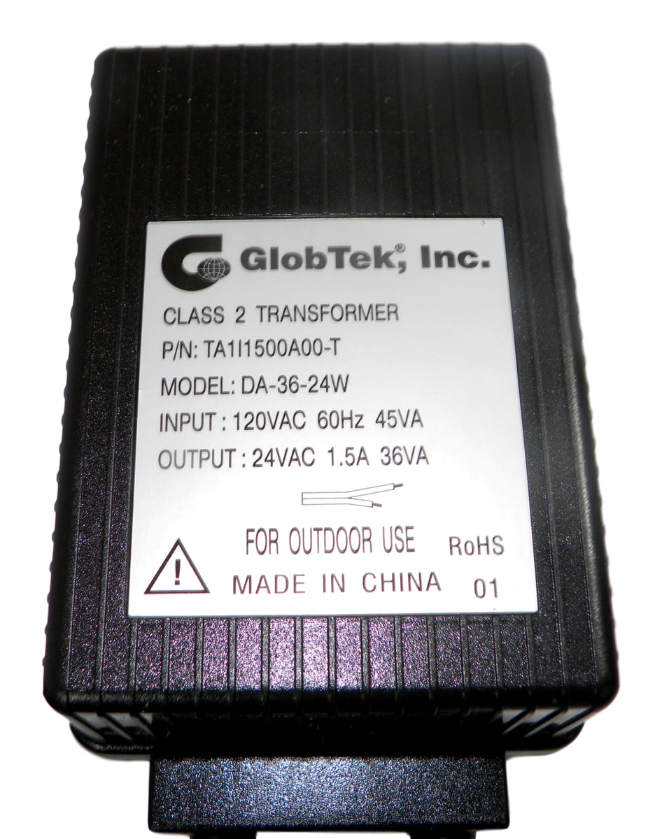 Globtek TA1I1500A00-T Class 2 Transformer Model: DA-36-24W Input: 120V – BelowCost Products