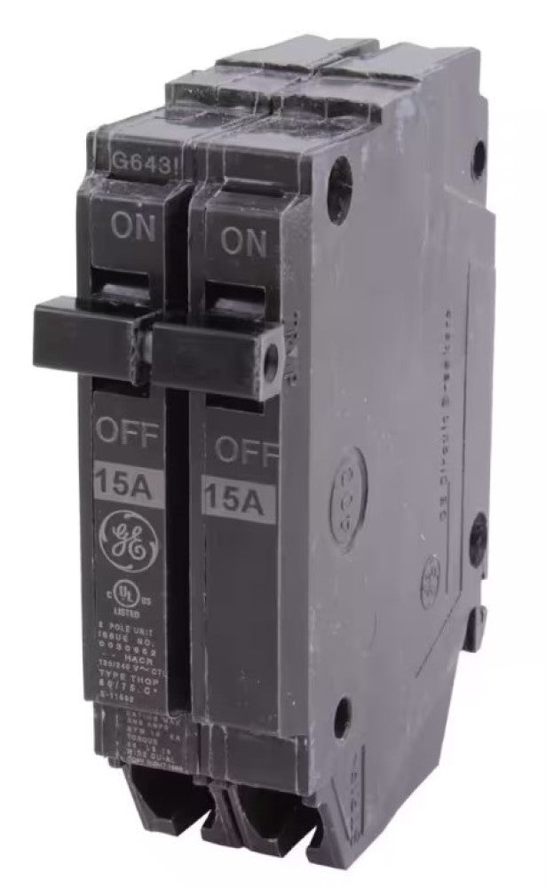 GE THQP215 Q-Line 15 Amp 1 in. 2 Pole Circuit Breaker – BelowCost Products