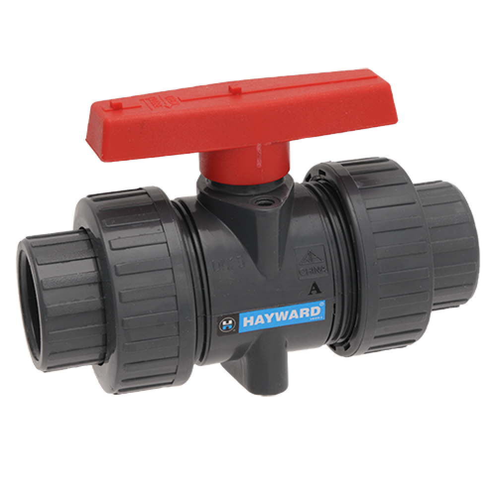 Hayward TBB1010CPEG 1" PVC True Union Ball Valve Socket/Threaded End C – BelowCost Products