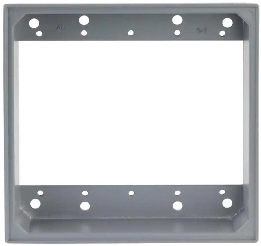 Commercial Electric WDE000G Gray 2-Gang Weatherproof Extension Box Cas ...