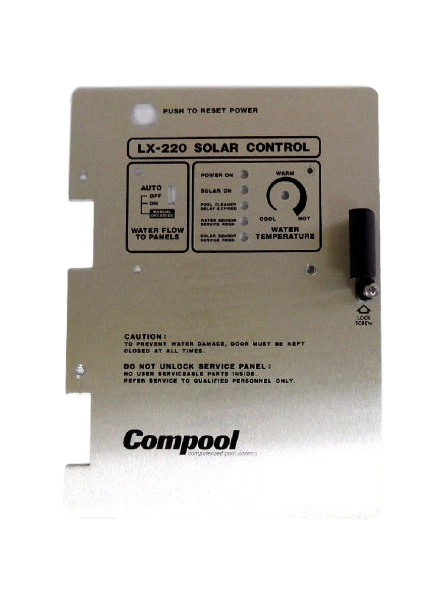 Pentair Compool LX-220 BEZEL Replacement Solar Control Panel LX220 ...