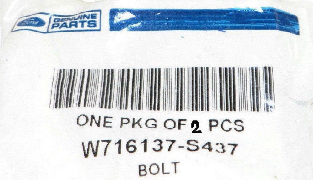 Genuine OEM Ford W716137-S437 Turbocharger Oil Return Tube Bolt 2pcs W ...