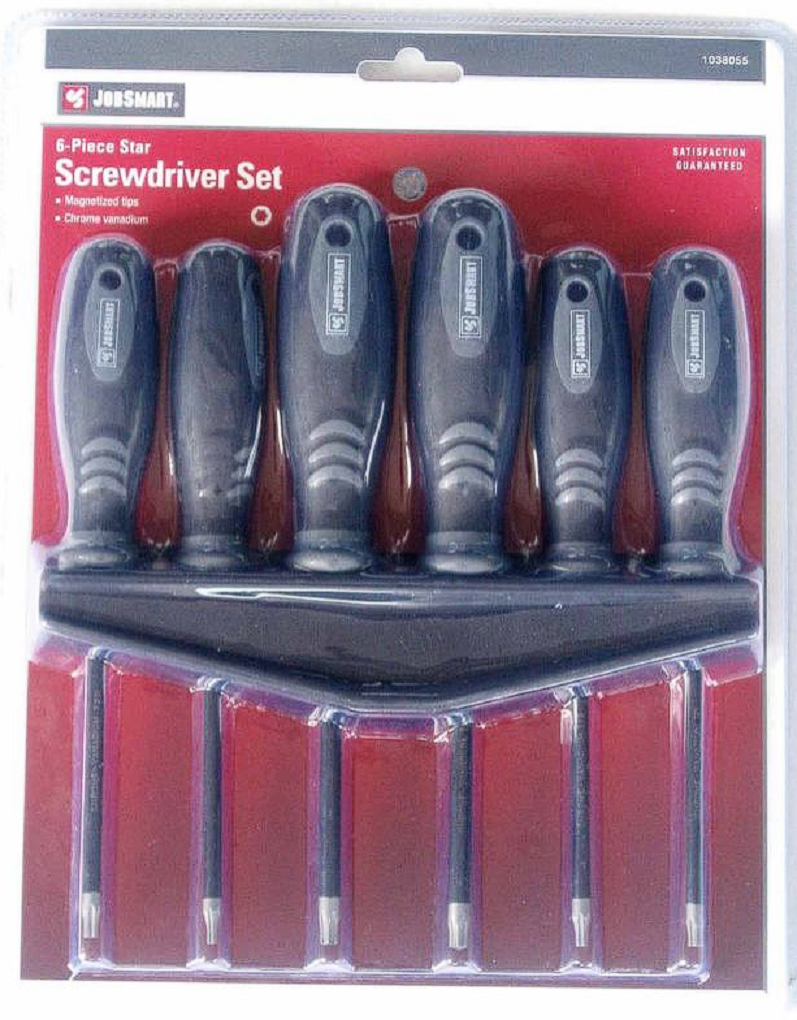 JobSmart JS20006 6-Piece Torx Screwdriver Set Hand Tools – BelowCost ...