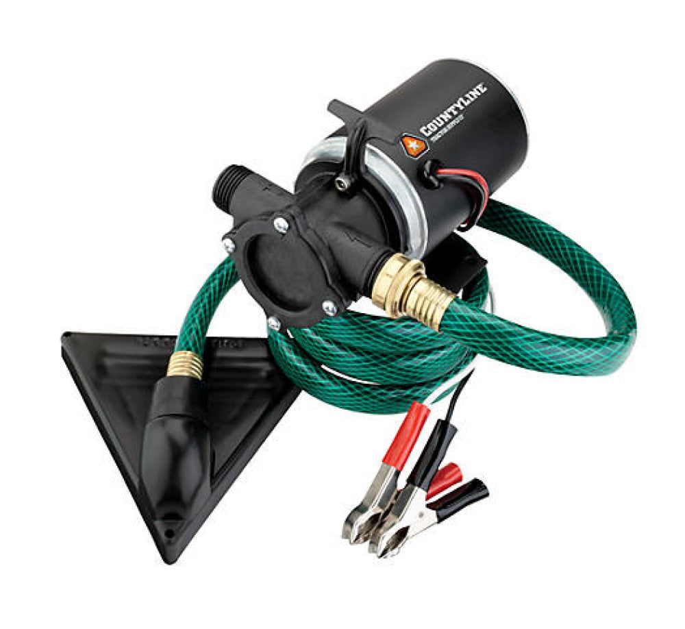 CountyLine CL108 Non-Submersible 12V DC Transfer Utility Pump ...